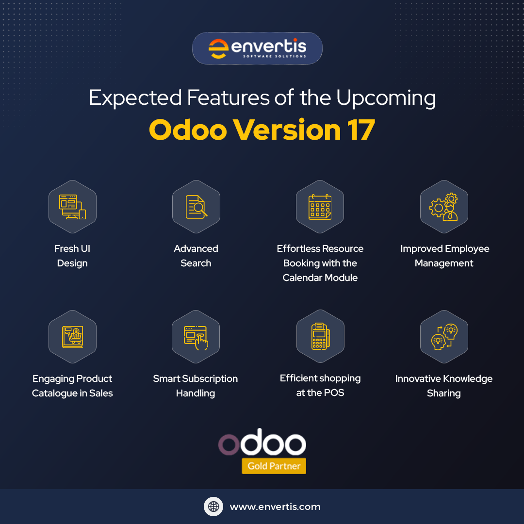 Odoo ERP 17 - Expected features & improvements